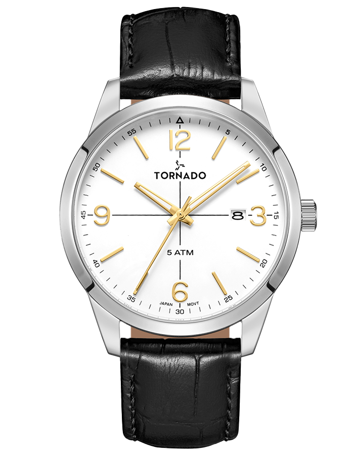 Buy Tornado Classic Men's Analog White Dial Watch -T24007-SLBW - Tornado Store India