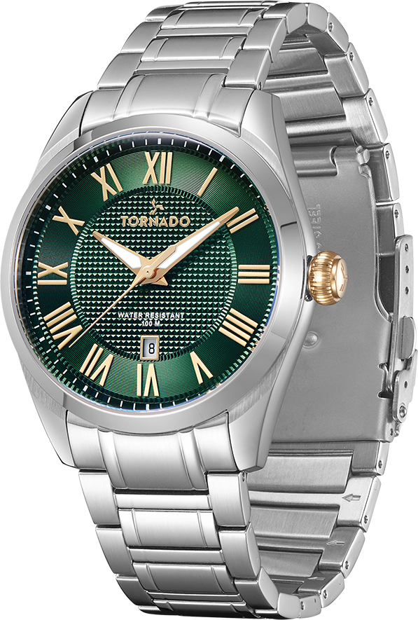 Buy CLASSIC Analog Watch - Green Gold Highlights, Online Watch india | Tornado watches - Tornado ...